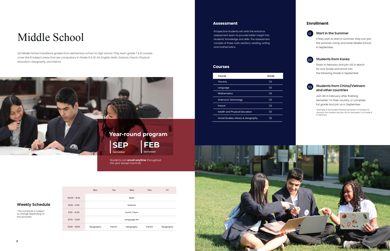 캐나다 조기유학 Urban International School UIS – 스터디유학